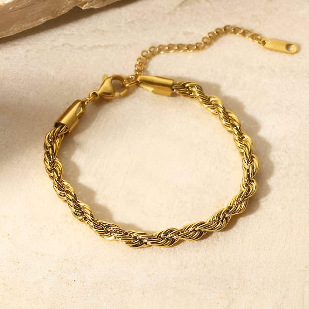 Thick Rope Bracelet – Gemstonegala